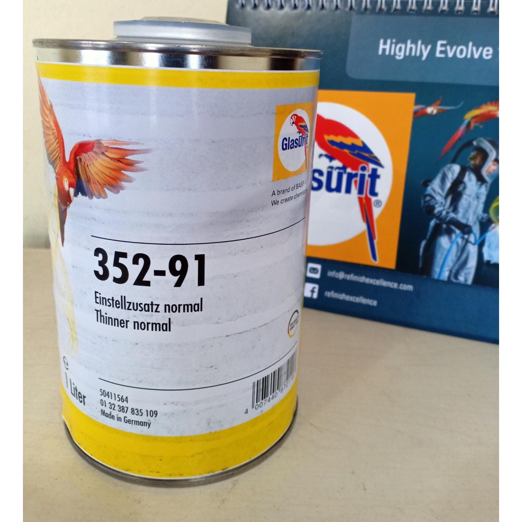 Jual GLASURIT Thinner normal 352-91 1 Liter | Shopee Indonesia