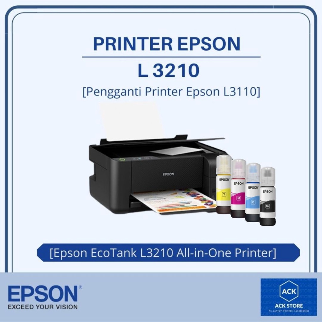 Jual Printer Epson L3210 Ink Tank All in One AIO Print Scan Copy ...