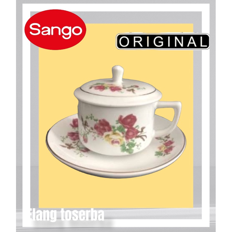 Jual Cangkir SANGO ORIGINAL 1 set free paking buble | Shopee Indonesia