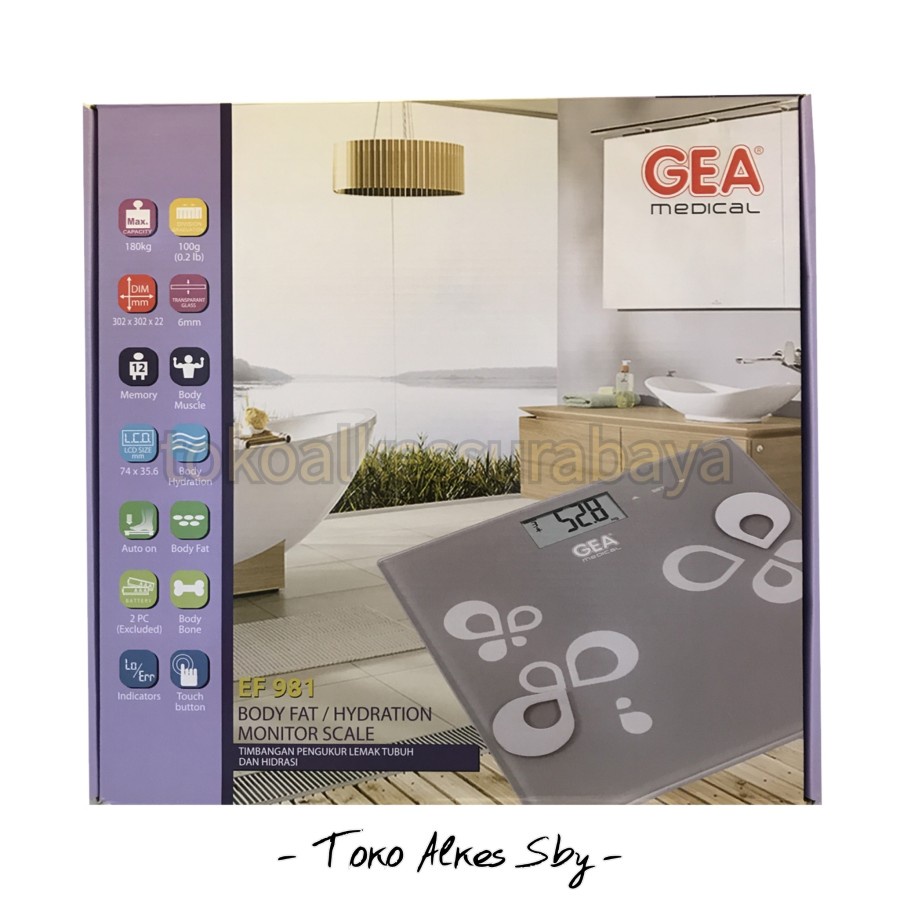 Jual GEA - TIMBANGAN DIGITAL EF-981 EF 981 EF-981 DIGITAL SCALE DEWASA ...