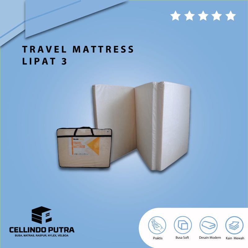 Jual TRANSLIVING Travel Mattress Kasur Busa lipat 3 (90x180x5) | Shopee ...