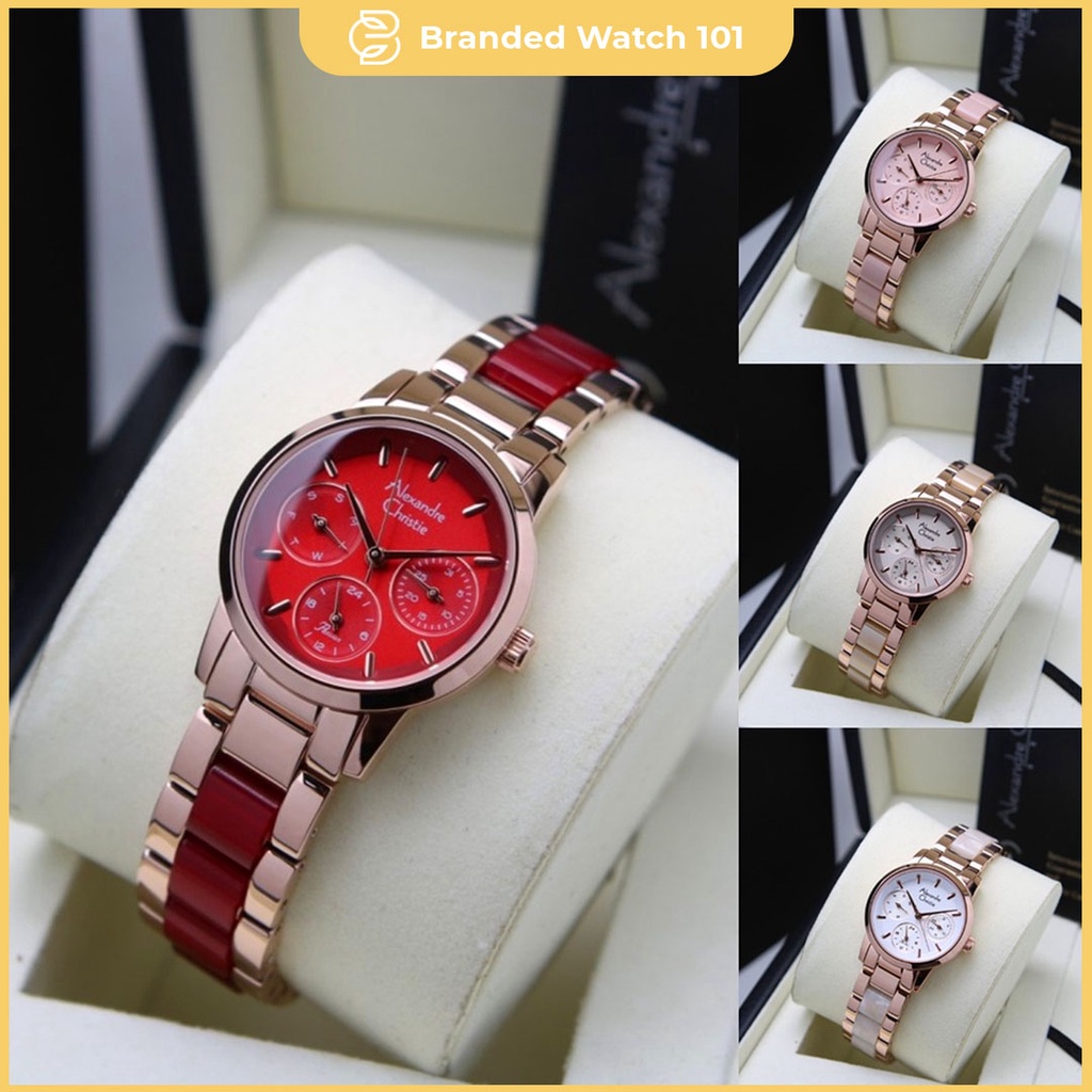 Jual ORIGINAL Jam Tangan Wanita Alexandre Christie AC 2A27 / AC2A27 ...
