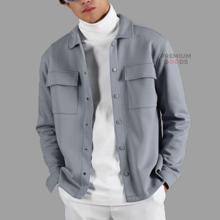 Jual SHACKET JACKET - JACKET PRIA FLEECE ORIGINAL PREMIUM | Shopee ...