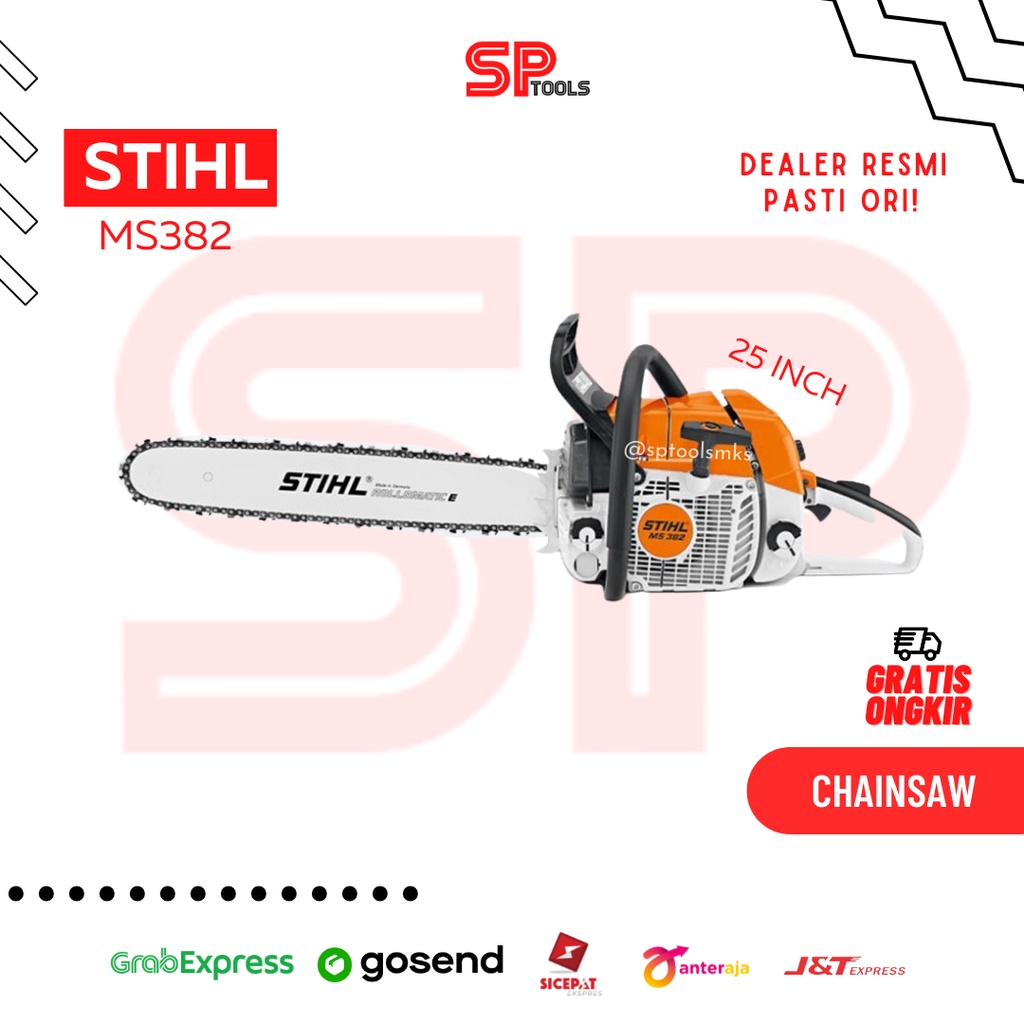 Jual MESIN CHAINSAW CHAIN SAW 25" 25 INCH STIHL MT382 MT 382 GERGAJI KAYU | Shopee Indonesia