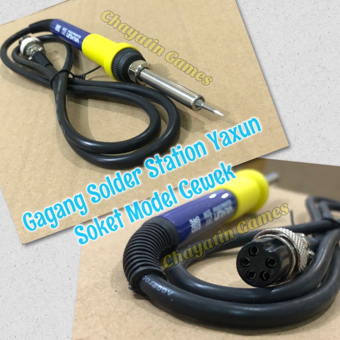 Jual Dijual Gagang Solder Station Original Merk Yaxun Model Soket Cewek Bergaransi | Shopee ...