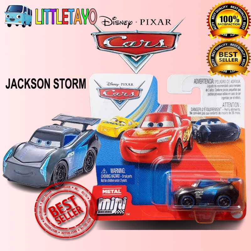Jual CARS MINI RACER FABULOUS LIGHTNING McQUEEN JACKSON STORM RAMON ...