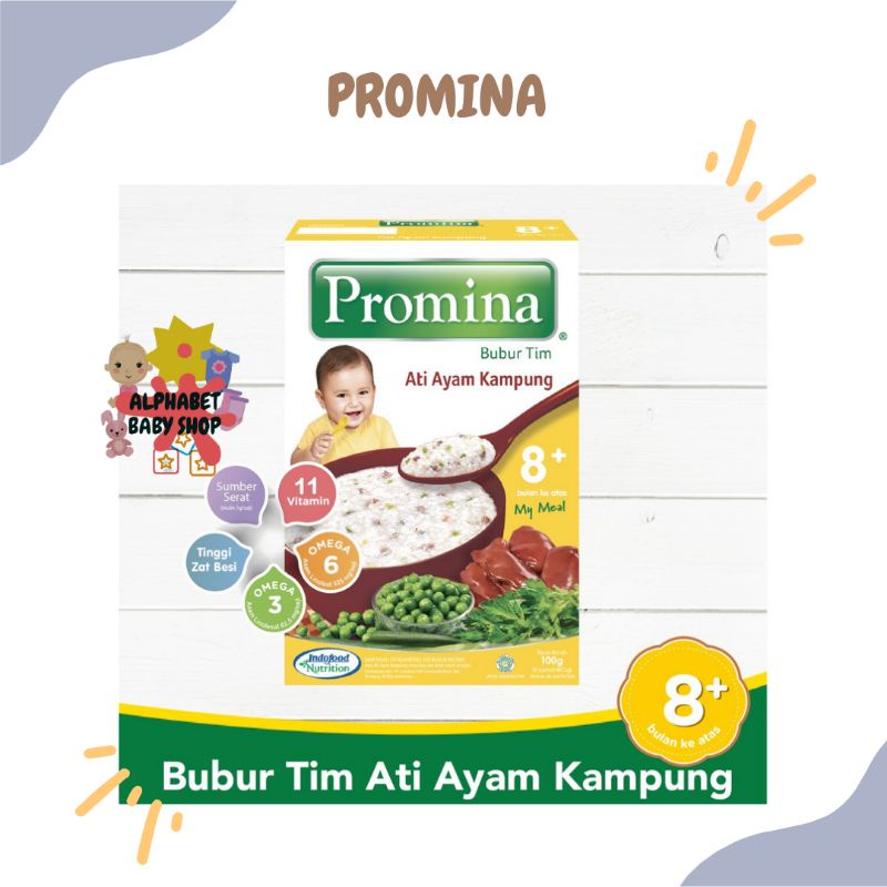 Jual PROMINA BUBUR TIM ATI AYAM KAMPUNG 100gr | Shopee Indonesia