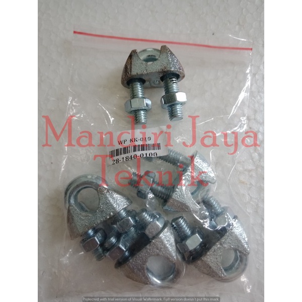Jual Kabel Klem Seling Kawat Baja Clamp Cable Kuku Macan 3/8" KK-010 ...