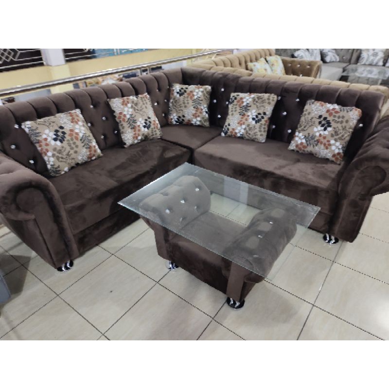 Jual sofa minimalis/ sofa L/ sofa sudut/ sofa estetik/ sofa empuk ...