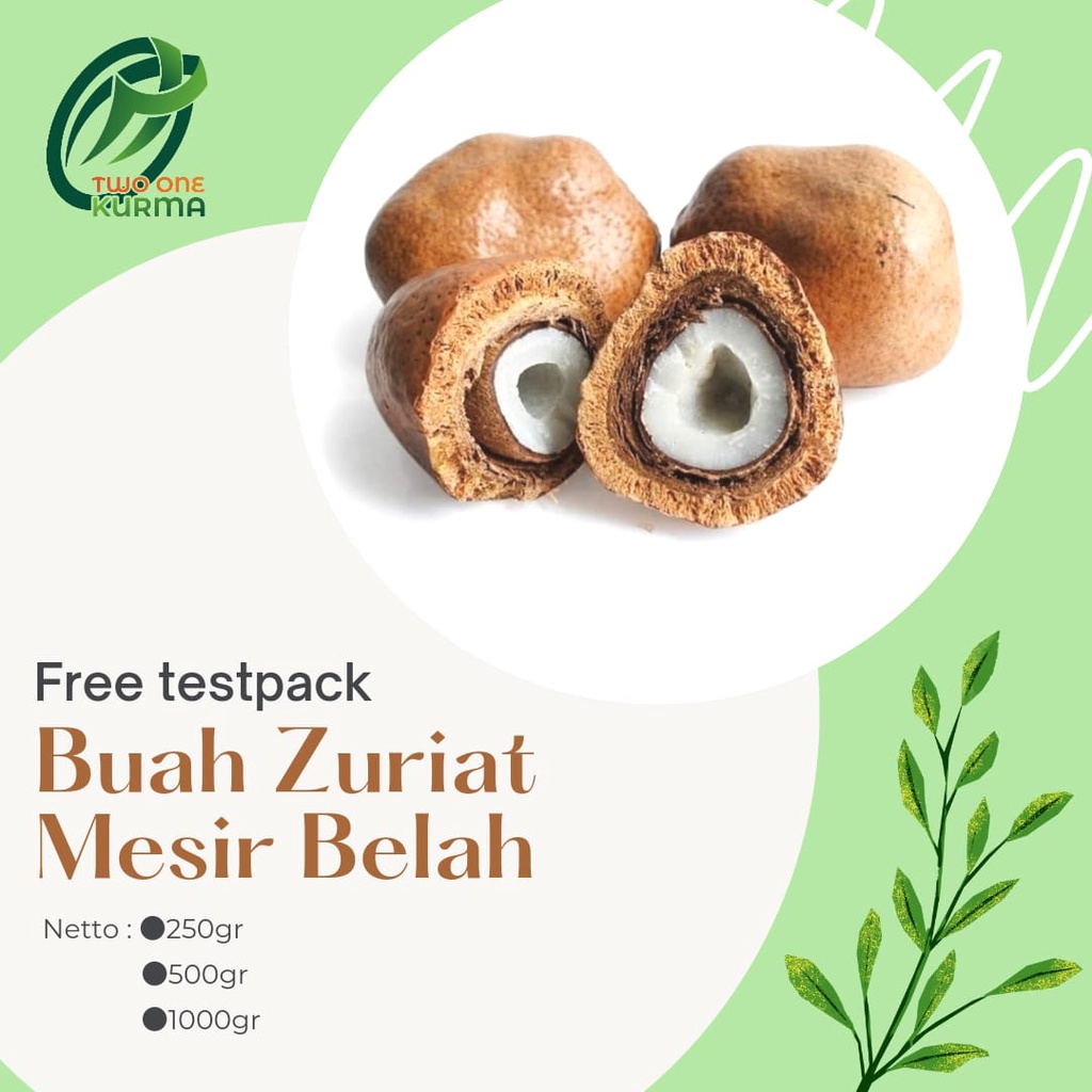 Jual Buah zuriat 1kg terbelah / buah zuriat mesir belah/ zuriat promil ...