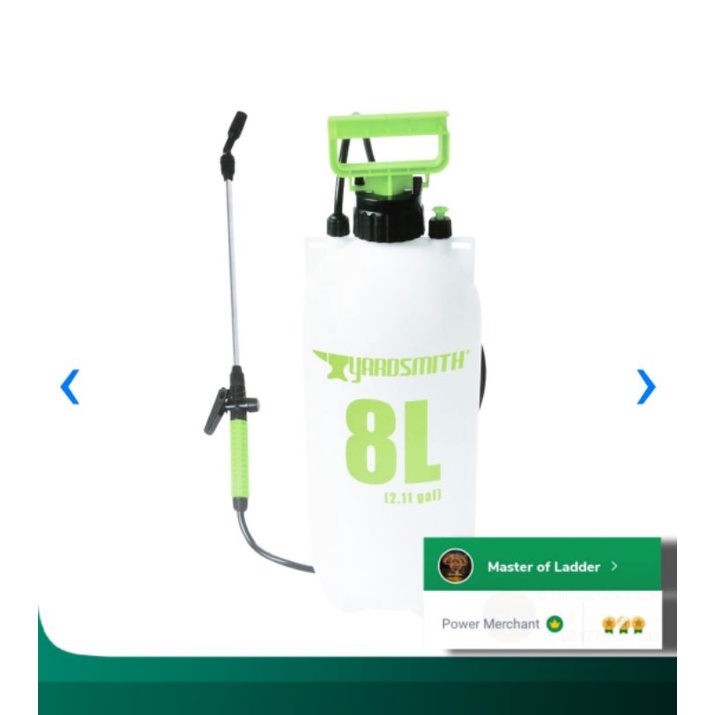 Jual yardsmith tangki semprot tanaman 8 lter /yardsmith sprayer 8 liter ...