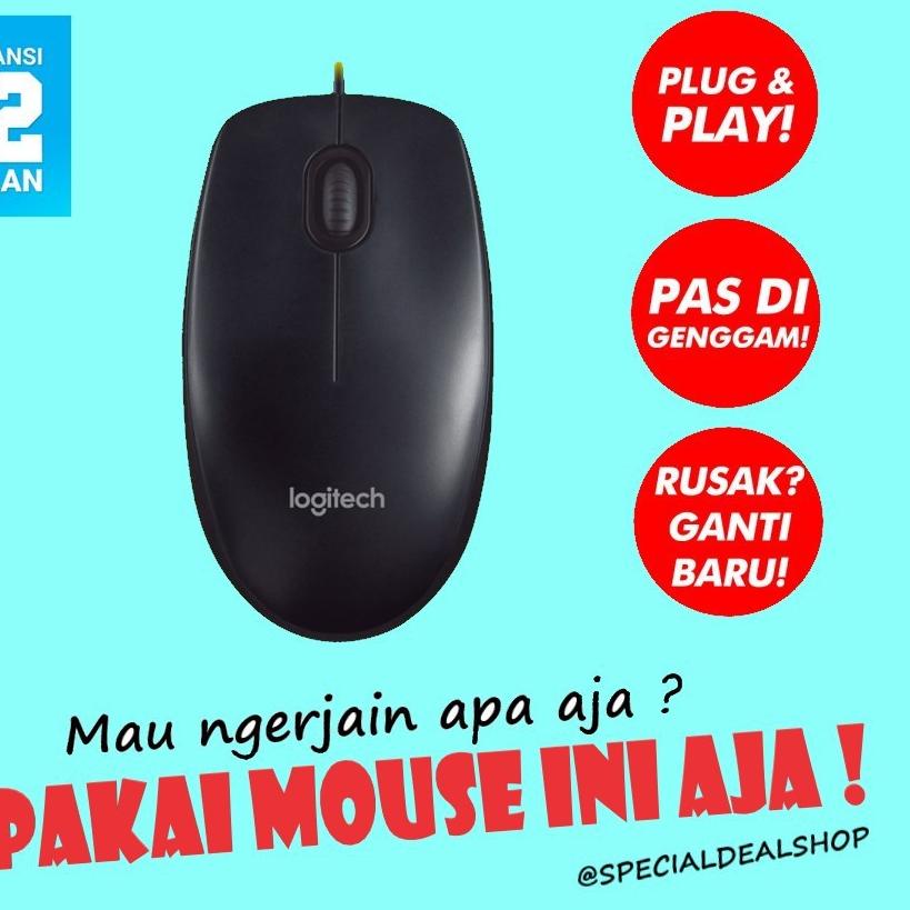 Jual Harga Promo TRQHH Logitech B100 Mouse Kabel [ Garansi Resmi ] Z65 ...
