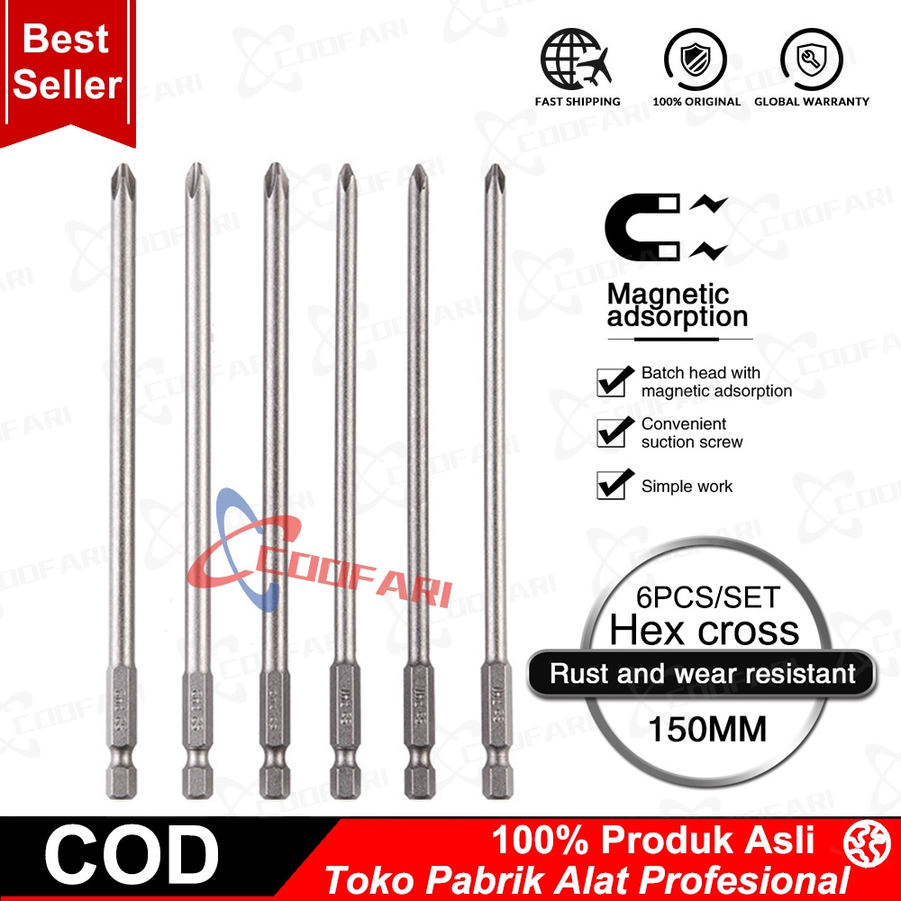 Jual Set Mata Obeng Kepala Silang 150 Inci, Set Obeng Magnetik Panjang ... Jual Set Mata Obeng Kepala Silang 150 Inci, Set Obeng Magnetik Panjang ...