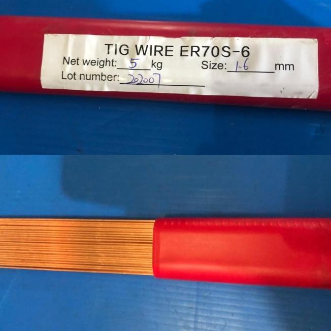 Jual Kawat Las Argon/Tig Rod/ Filler Besi ER70S-6 diameter 1.6mm 6BN DT ...