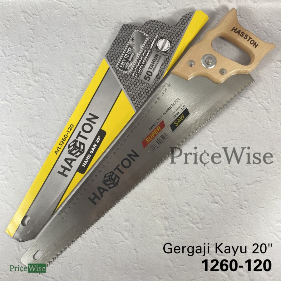 Jual Gergaji Tangan Gagang Kayu 20 inch Hasston 1260-120 Prohex ...