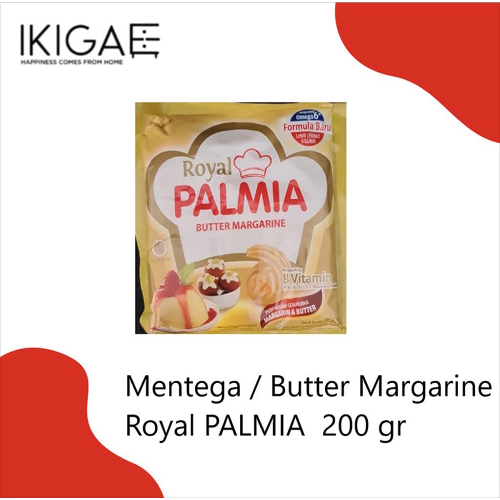 Jual ROYAL PALMIA MENTEGA / BUTTER MARGARINE SACHET 200 GR | Shopee ...