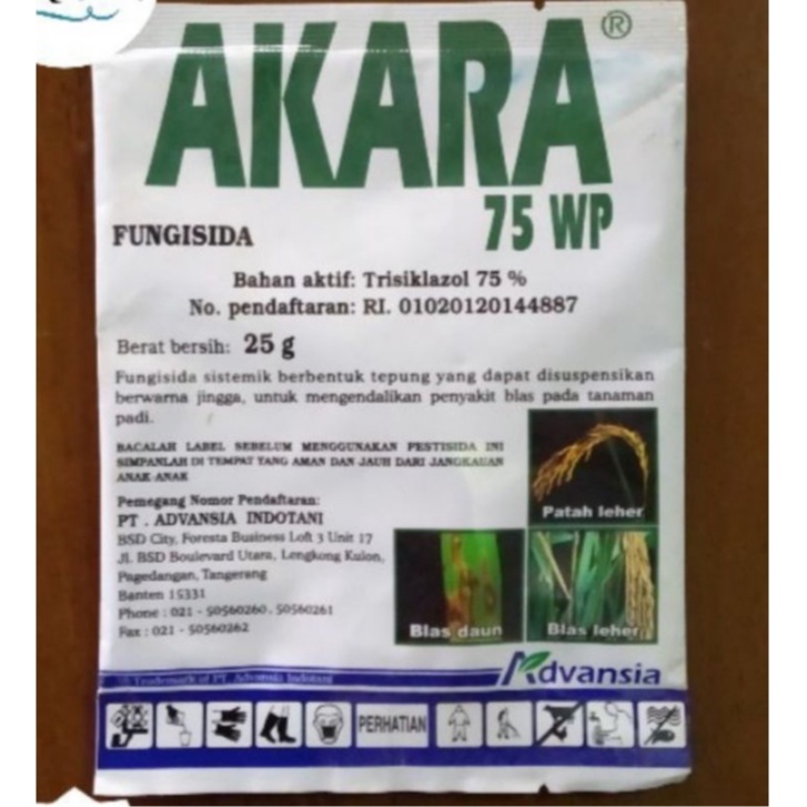 Jual FUNGISIDA AKARA 75 WP - 25 GRAM | Shopee Indonesia