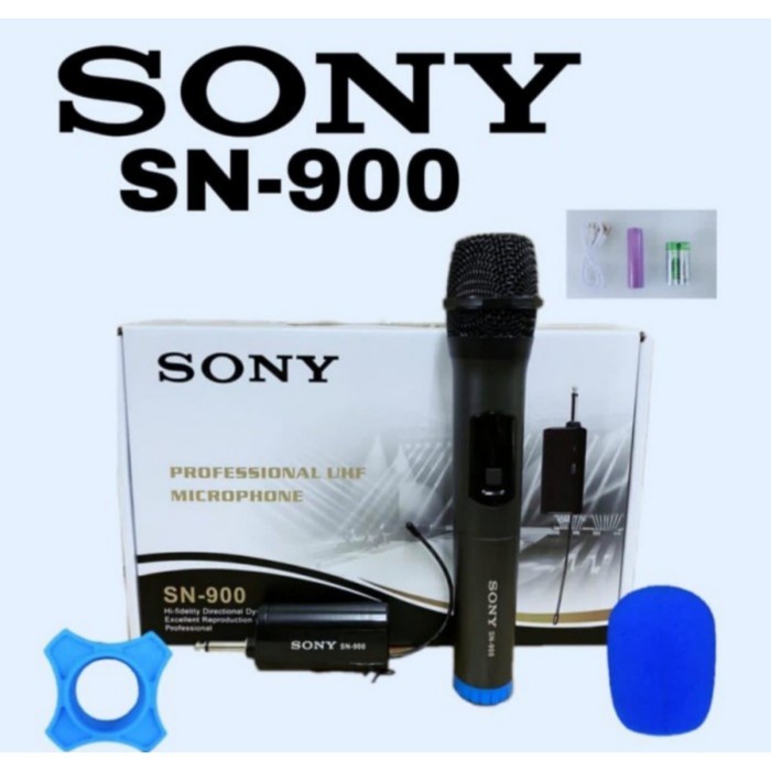 Jual Mic SONY Wireless SN 900 UHF Charger | Shopee Indonesia