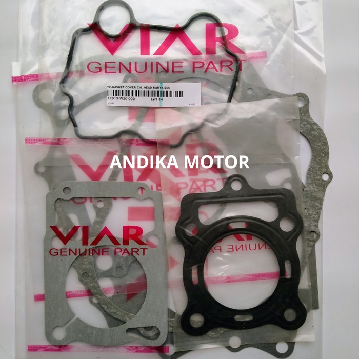 Jual gasket/paking full set viar karya Roda3 150 dan 200cc tipe radiator | Shopee Indonesia