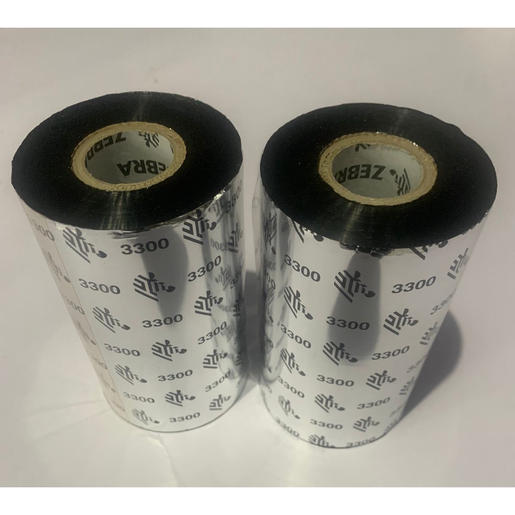 Jual RIBBON BARCODE ORIGINAL ZEBRA J3300 WAX/RESIN 110mm X 300m ...