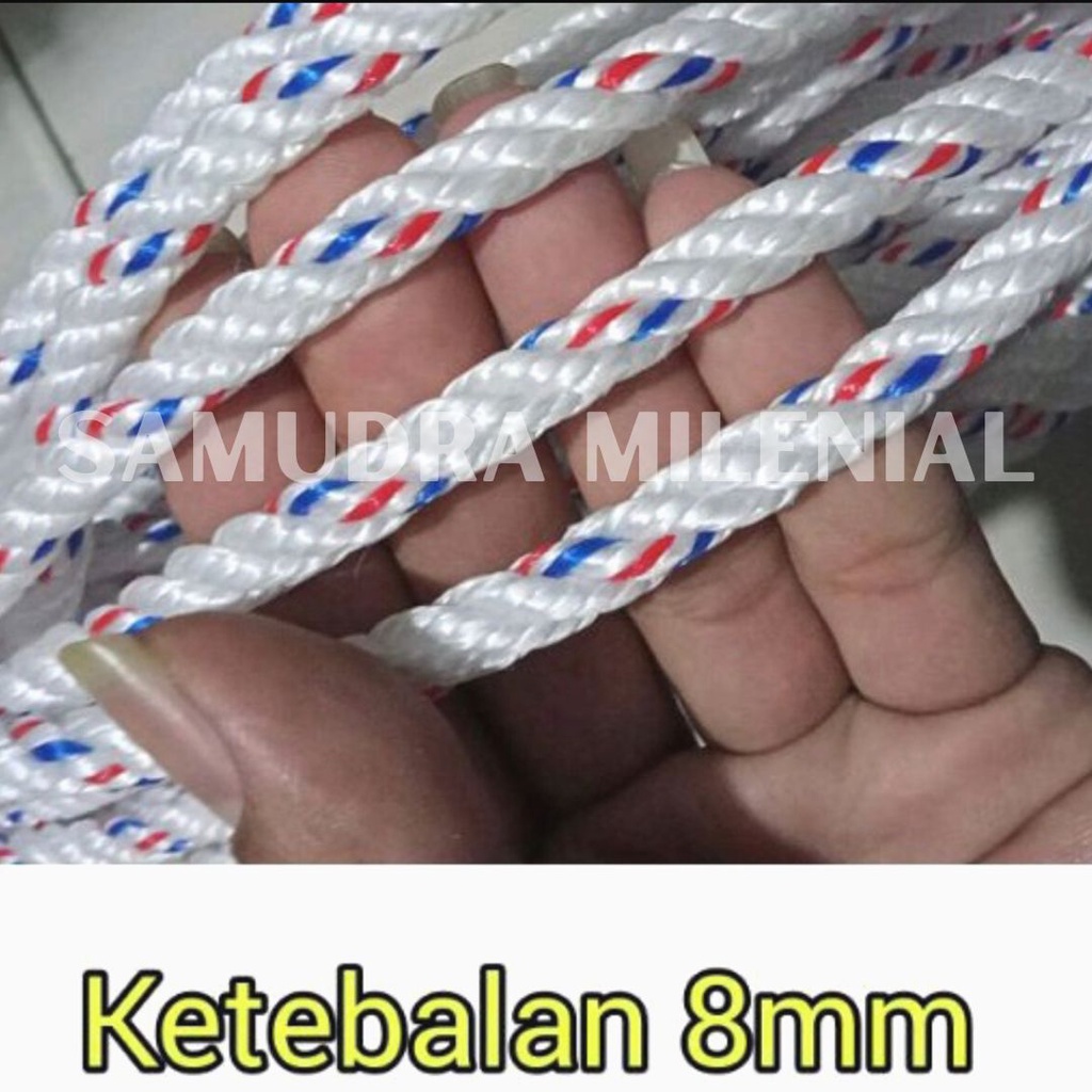 Jual TALI TAMBANG BESAR 8MM PPD METERAN | Shopee Indonesia