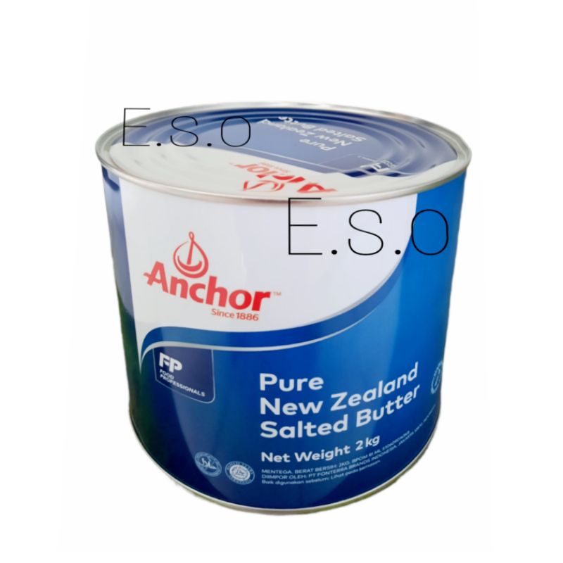 Jual butter anchor 2kg / mentega salted anchor pure new zealand ...