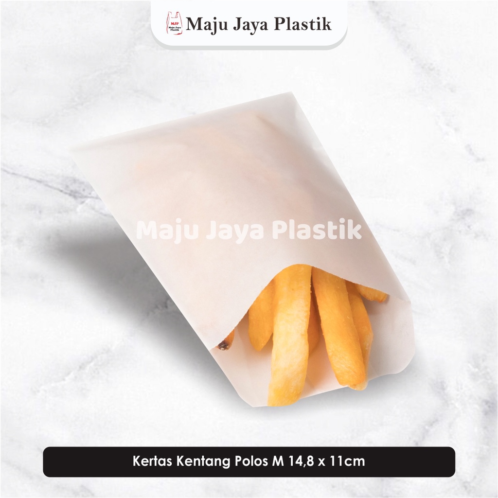 Jual Paper Food SOS BAG kantong kertas kentang mc d kraft paper bag kfc ...