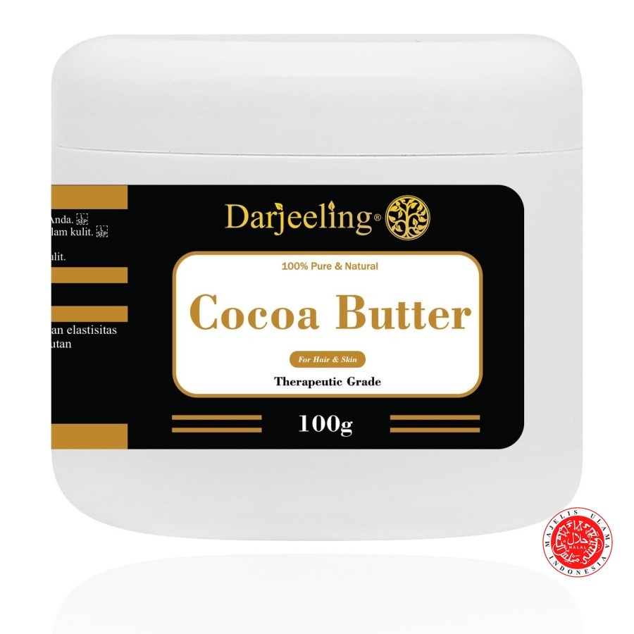 Jual Darjeeling Cocoa Butter / Unrefined Raw Cacao Butter Lemak Cokelat ...
