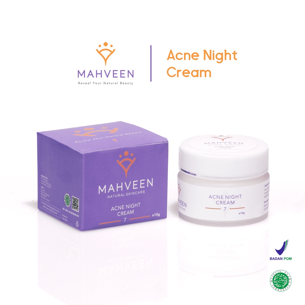 Jual Mahveen Acne Night Cream | Shopee Indonesia