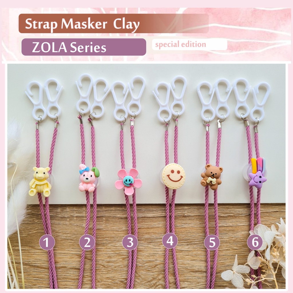 Jual Basic Strap Masker 2in1 (Tanpa Mutiara) Lucu & Cantik - Konektor ...
