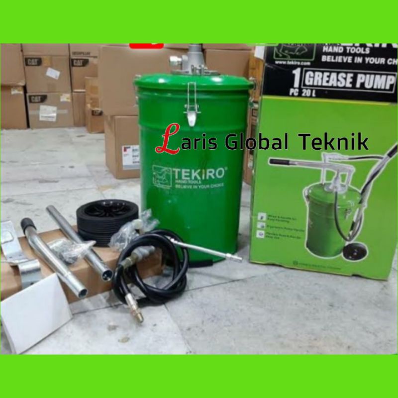 Jual POMPA GEMUK DRUM 20L TEKIRO / HAND GREASE PUMP | Shopee Indonesia