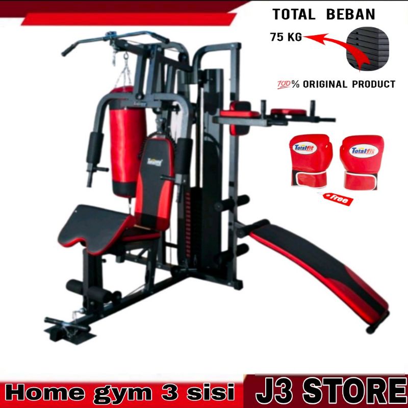 Jual HOME GYM 3 SISI PLUS SANDSACK TL-007 ALAT GYM ALAT FITNESS ...
