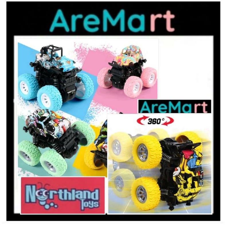 Jual Northland Monster Zap Mainan Mobil Jip Off Road 4 Drive Inertial ...