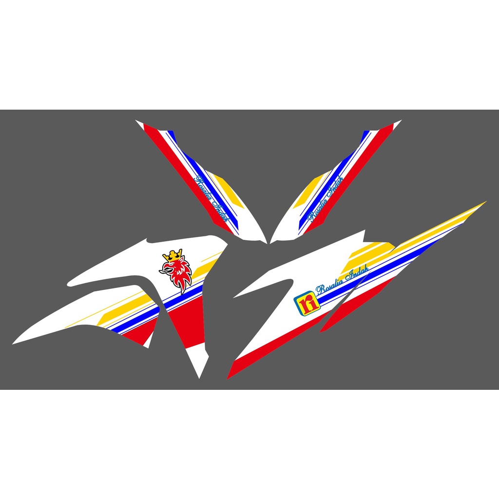 Jual STRIPING STIKER TRANSPARAN VARIO OLD 125 LIVERY BUS ROSALIA INDAH ...