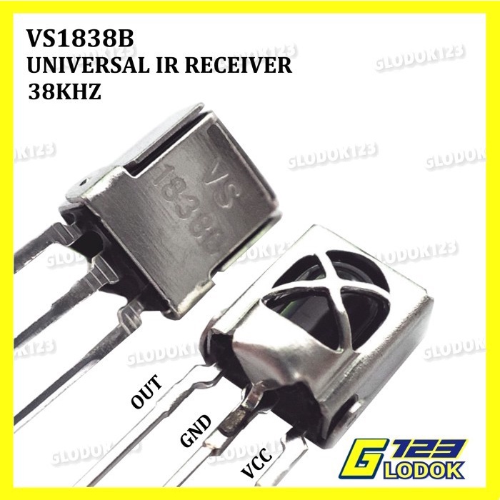 Jual VS1838B IR Receiver Universal Sensor Penerima Infrared TL HX 1838 ...