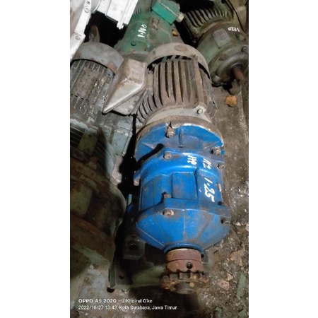 Jual Dinamo Gear Motor Listrik Pabrik 3 Phase 1/2 HP (Setengah Hp)Rpm ...