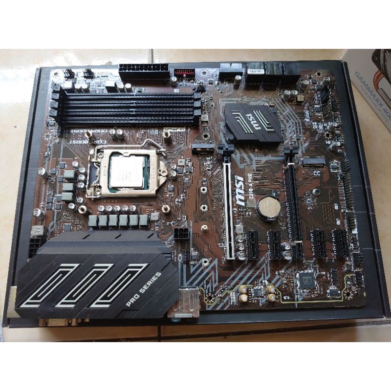 Jual paketan motherboard Mobo MSI z390 a pro + processor i5 9600kf ...