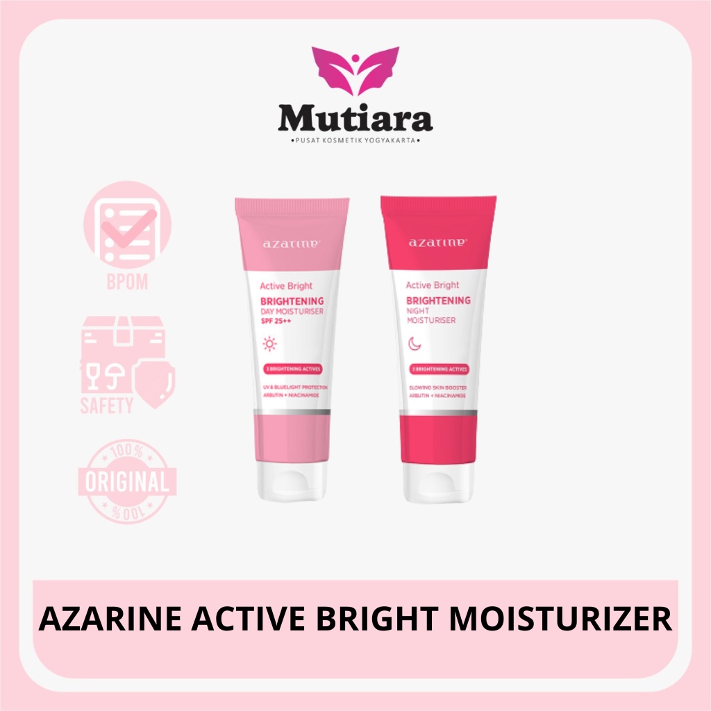 Jual AZARINE ACTIVE BRIGHT BRIGHTENING MOISTURIZER 20GR | Shopee Indonesia