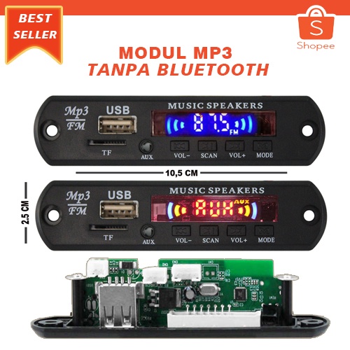 Jual MP3 kit modul USB 12V tanpa Bluetooth | Shopee Indonesia