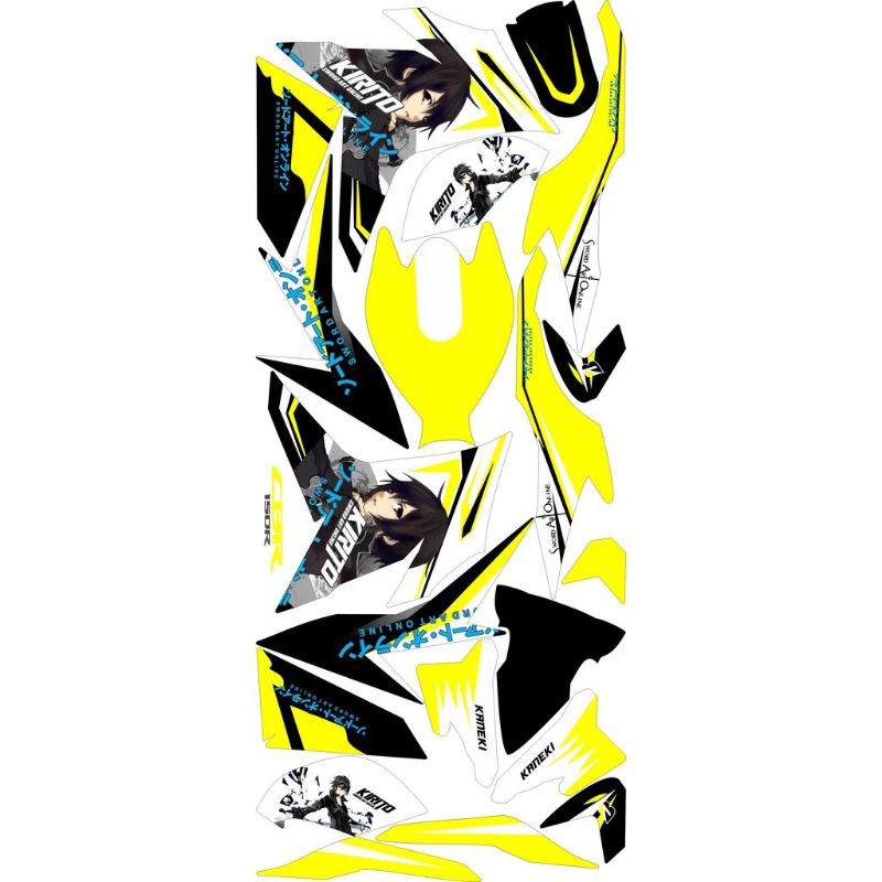 Jual decal full body honda cbr 150 r anime striping Decal Honda CBR 150 ...