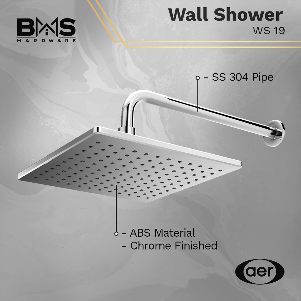 Jual AER Wall Shower / Shower Dinding / Shower Tembok / Shower Mandi ...