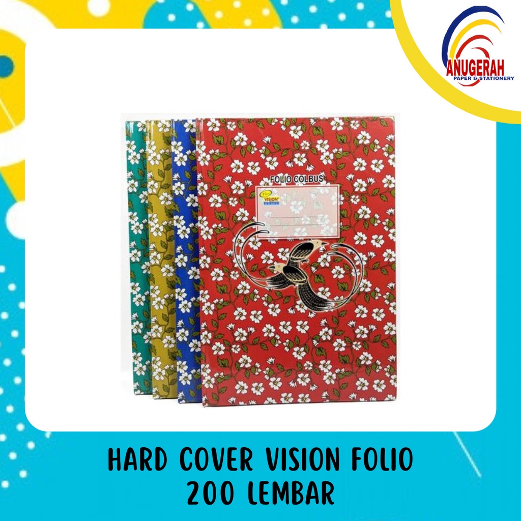 Jual HARD COVER VISION FOLIO 200 LEMBAR (PCS) | Shopee Indonesia
