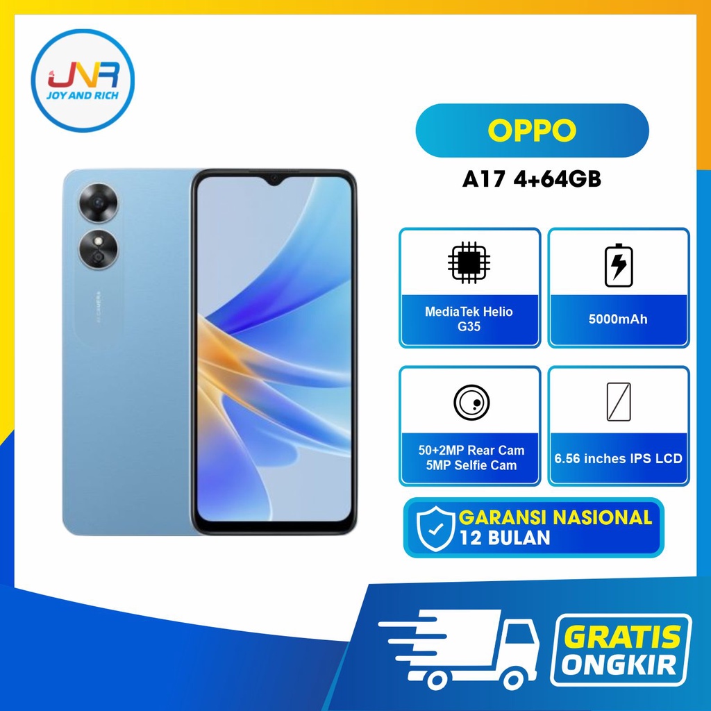 Jual Oppo A17 4/64GB A17k 3/64GB Garansi Resmi 1 Tahun | Shopee Indonesia