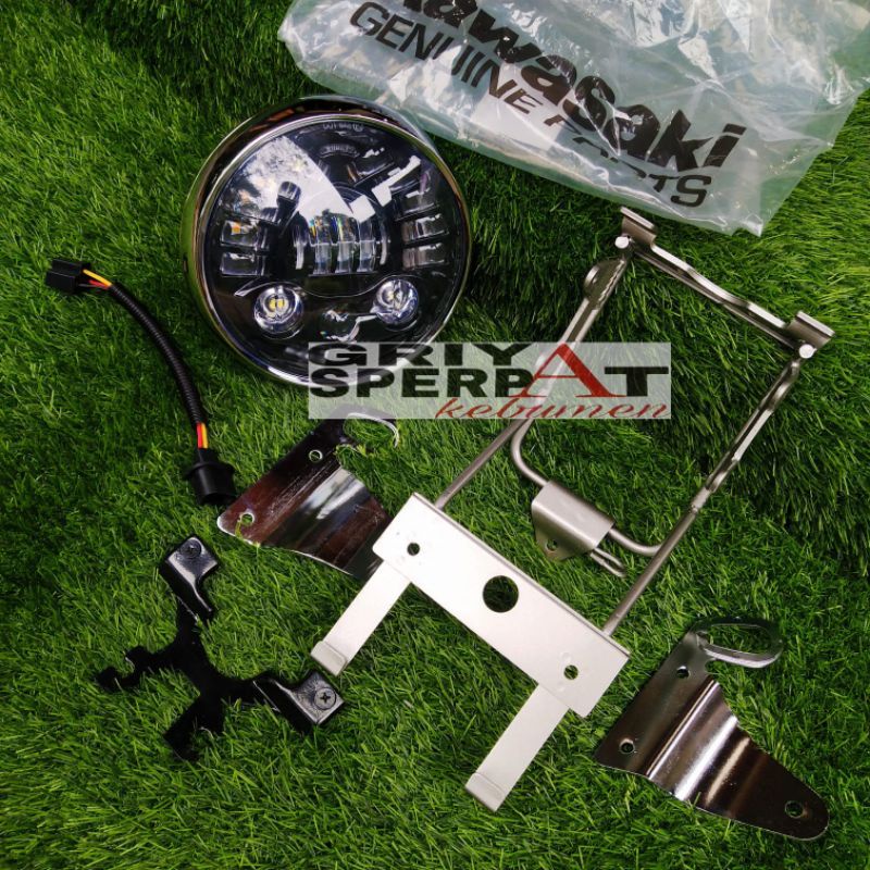 Jual LAMPU PREDATOR DAYMAKER LED NINJA R SS LENGKAP BREKET ORIGINAL ...