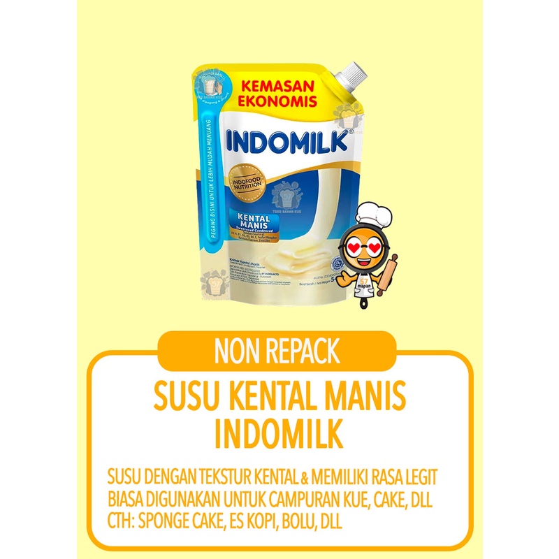 Jual SKM PUTIH INDOMILK POUCH 260 GR DAN 545 GR | Shopee Indonesia