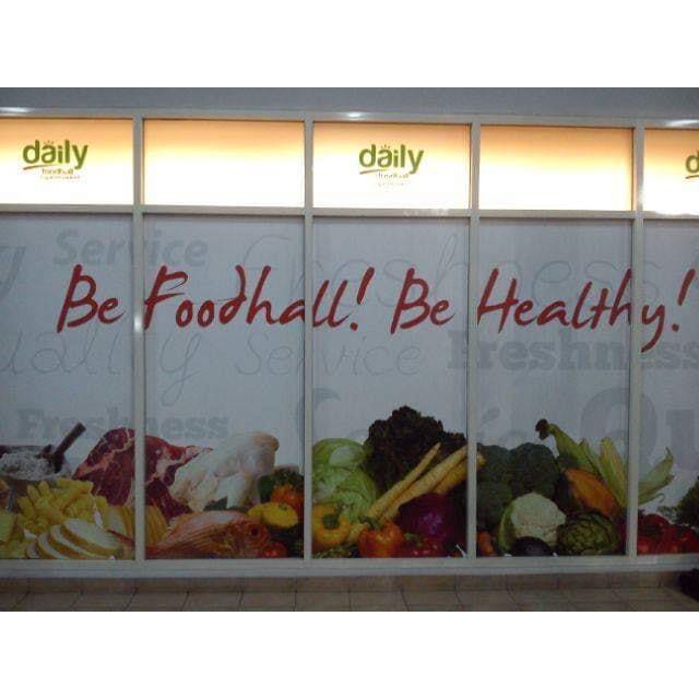 Jual stiker one way vision printing gamabr logo toko | Shopee Indonesia