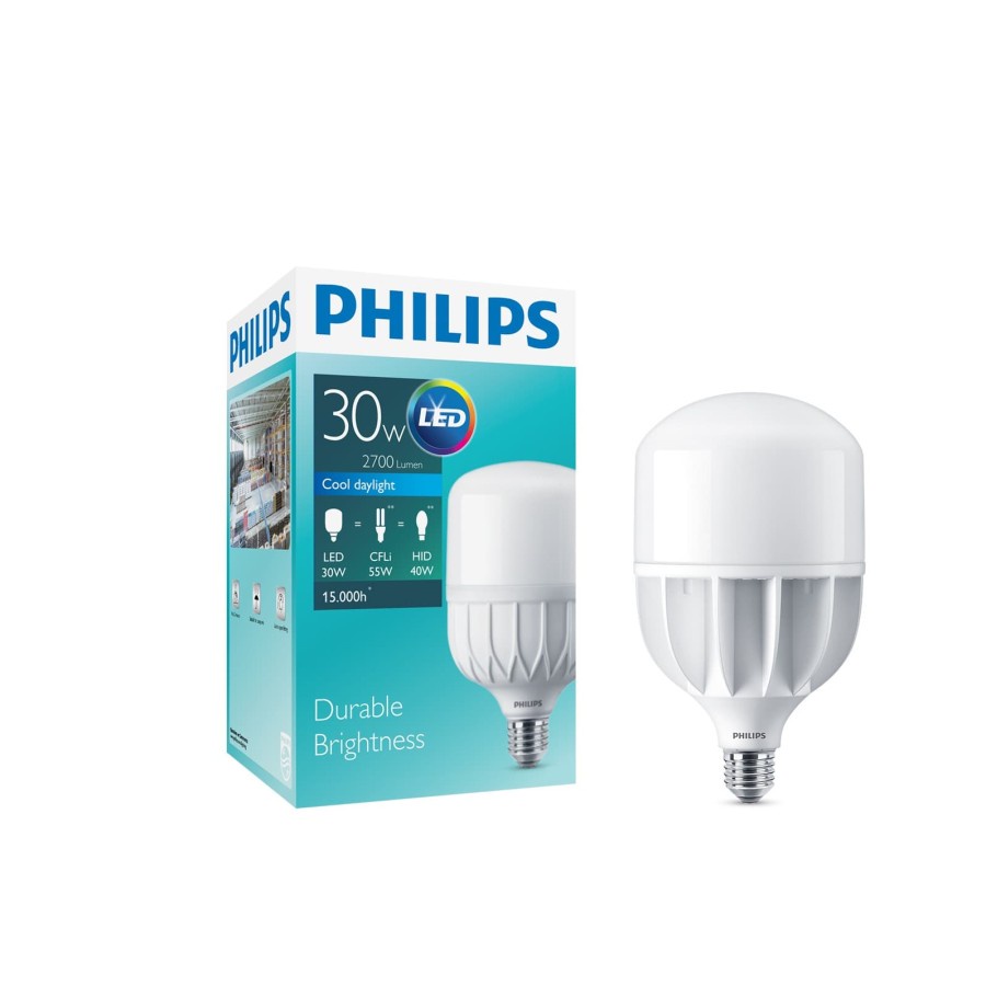 Jual Bohlam Lampu LED Philips TF 30w 30W 30 Watt True Force Core E27 Putih | Shopee Indonesia