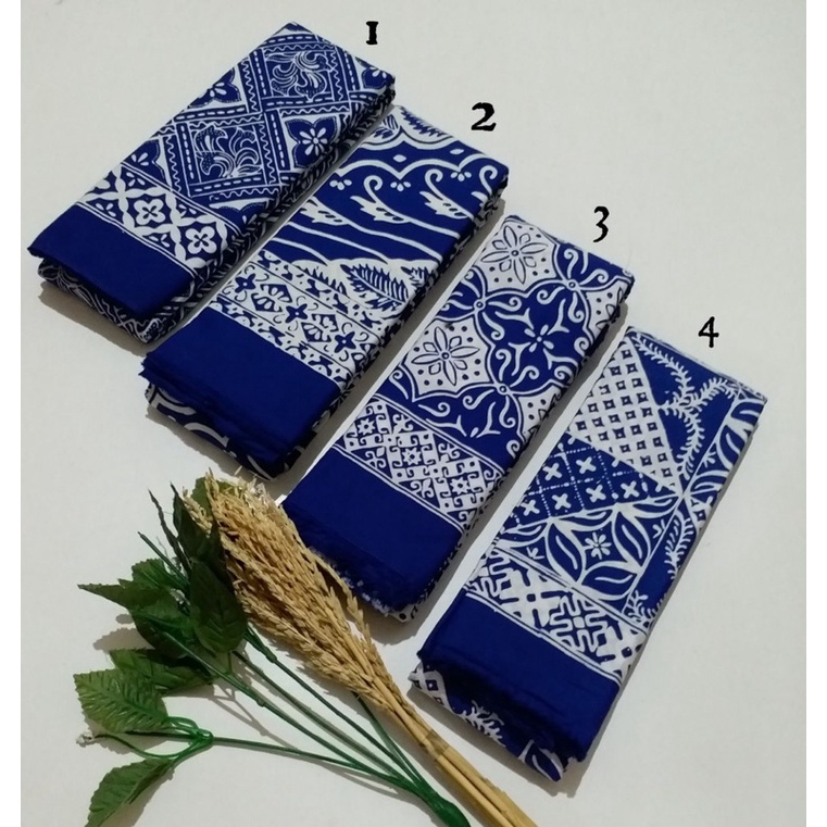 Jual Kain Batik cap Garutan warna biru Navy -Kain batik - Kain batik ...