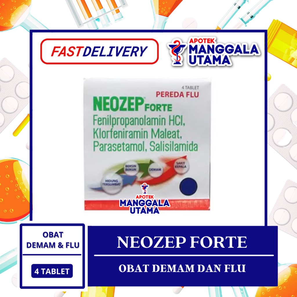 Jual NEOZEP FORTE ISI 4 TABLET | Shopee Indonesia