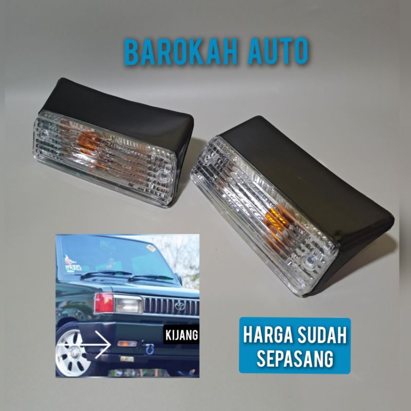 Jual kijang lampu sen bemper mobil kijang grand super model kristal ...